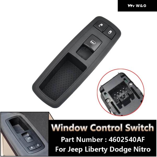 助手席パワーマスターウィンドウスイッチ ボタン クライスラー タウンカントリー ダッジ グランドキャラバンジャーニーナイトロ ジープ リバティラムC / V カスタムパーツ アクセサリーHign-concerned Chemical:Non...