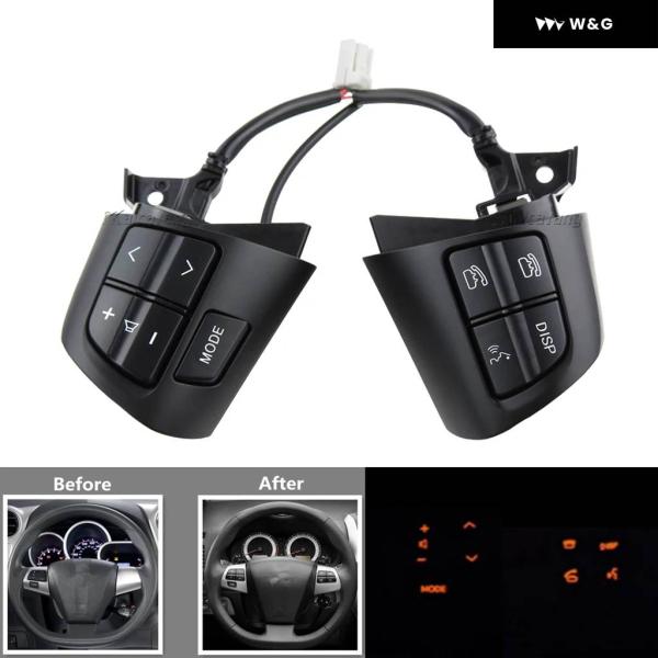ステアリングホイール スイッチ ボタン トヨタ カローラ / ウィッシュ / RAV4 / アルティス ADE NDE NRE ZZE150 84250-02230 84250-02260 カスタムパーツ アクセサリーHign-concer...