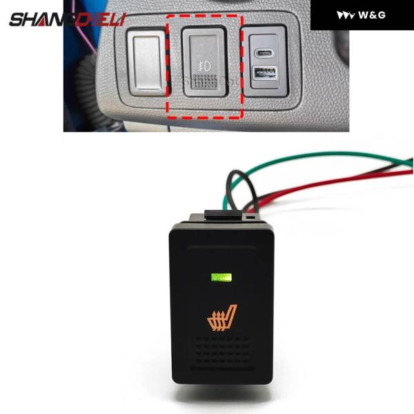 車用LEDライトシートヒーター コントロール スイッチヒーター ボタン スズキ SX4 スイフト グランドビターラ 2006 - 2010 2011 2012 カスタムパーツ アクセサリーExternal Testing Certifica...