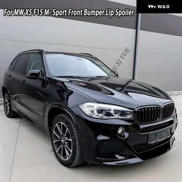 BMW X5 F15 M スポーツ 2014-2018 25D 35I 35D 40E M50I 車用 フロント バンパー リップ チン カナード スポイラー カバー フロントリップ スプリッターキット カスタムパーツ アクセサリーHign...