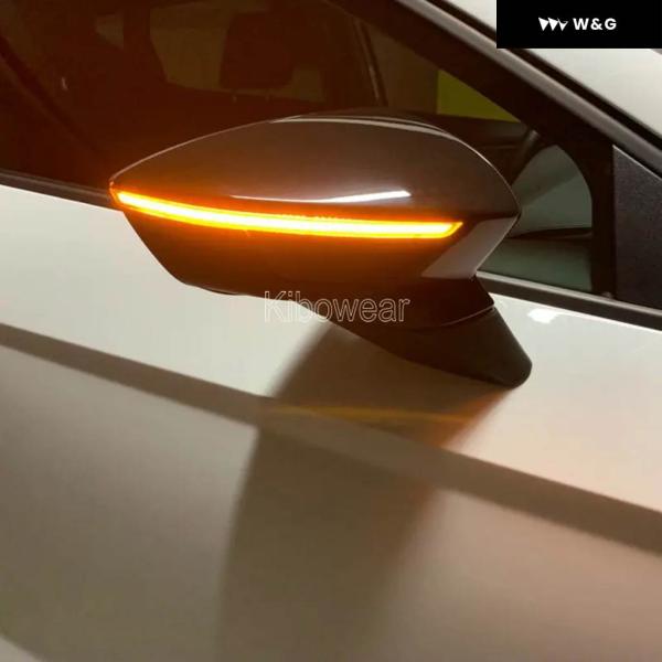 ダイナミックウインカー シート レオン III 5F ST FR キュプラ アロナ KJ7 イビサ 6F LED ウィンカーミラー アロー 2013 2017 2018 2019 2個 カスタムパーツ アクセサリーHign-concerne...