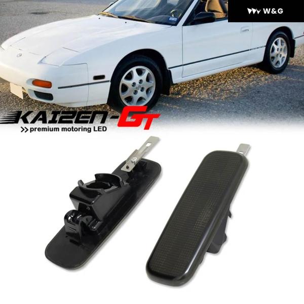 フロント バンパー サイドマーカー インジケーター ライト ハウジング 1989-1994 日産 240SX S13 1993-1997 日産 ALTIMA 電球 /ソケットなし カスタムパーツ アクセサリーHign-concerned C...