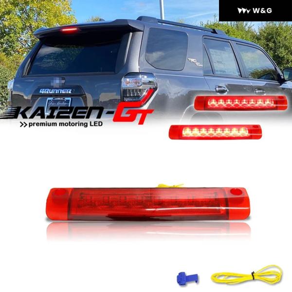 1PC レッド LED リアセンターハイ マウント サードテール/ブレーキ ストップライト アセンブリ トヨタ 4RUNNER ハイランダー プリウス C シエナ プリウス V カスタムパーツ アクセサリーHign-concerned Ch...