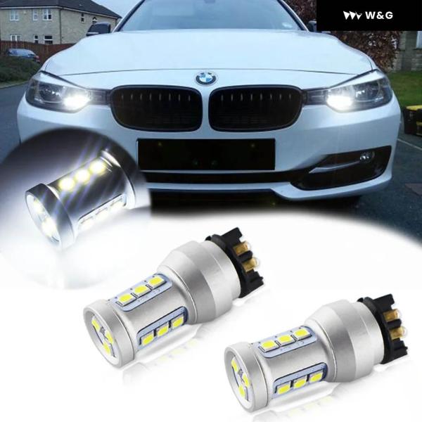 CANBUS PW24W PWY24W キセノン ホワイト/ アンバー LED バルブ アウディ A3 A4 A5 Q3 BMW F30 3シリーズDRL/ ウィンカーライト カスタムパーツ アクセサリーHign-concerned Che...