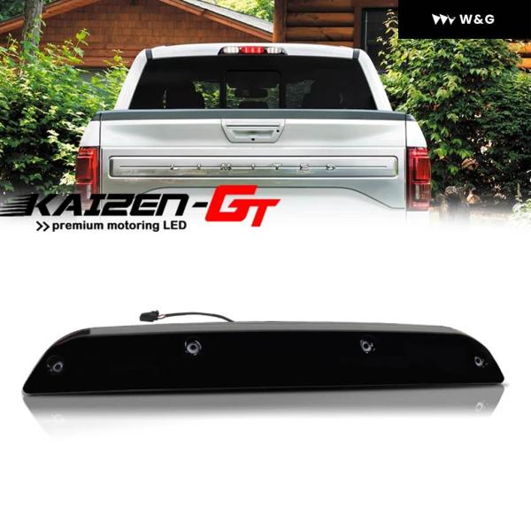 スモークレンズ フルLED 車用ハイ マウント サード ブレーキ/ストップライト アセンブリ フォード 2015年以降 F-150 2017年以降 F-250 F-350 19年以降 レンジャー カスタムパーツ アクセサリーHign-con...