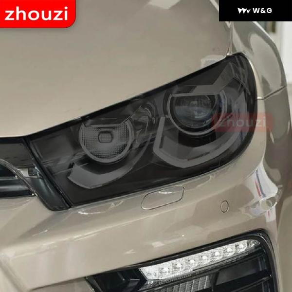 フォルクスワーゲン VW シロッコ 2008-2017 車用 ヘッドライト ティント ブラック フィルム クリア TPU ステッカー アクセサリー 2枚 カスタムパーツ アクセサリーMaterial:TPUType:Glossy FilmO...