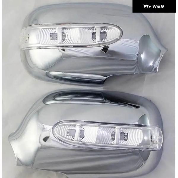 トヨタ マーク II GX100 GX110 1996 1999 2000 2004 2005 2007 斬新な スタイル 2PCS ABS クロームメッキドアミラー カバー LED付き カスタムパーツ アクセサリーHign-concern...