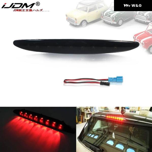 スモークレンズ レッド LED サードブレーキランプ 2002-2006 MINI COOPER R50 R53 1ST GEN OEMハイ マウント ブレーキライト カスタム パーツ アクセサリーHign-concerned Chemic...