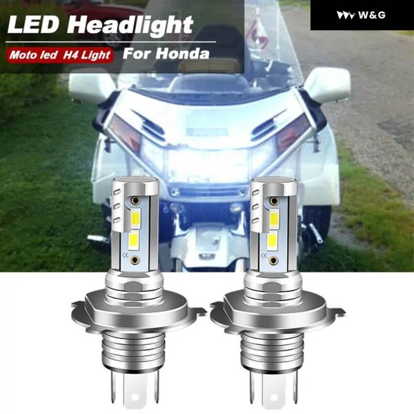 2個 オートバイ バイク ホンダ GL1500 ゴールドウィング 1988-1997 H4 9003 LED ヘッドライト バルブ 9600LM 交換用 34901-MN5-003 カスタム パーツ アクセサリーHign-concerned...