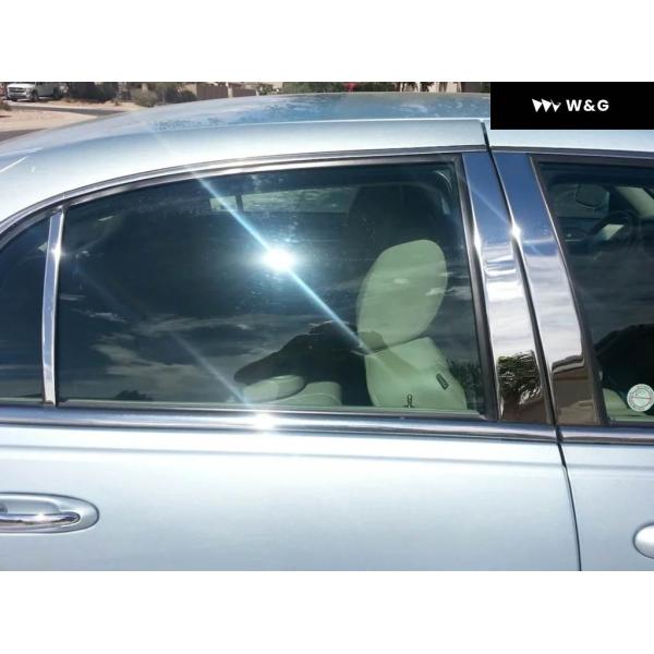 リンカーン タウンカー 1998-01-2011 ピラー ポスト 車ドア トリム カバー BCコラム ステッカー シルバーアクセサリー 6個 カスタム パーツ アクセサリーHign-concerned Chemical:NoneModel ...