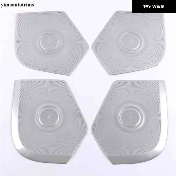 ドア スピーカー オーディオ パネル スピーカー サウンド フレーム カバー トリム ISUZU D-MAX 2021 2022 ステンレス アクセサリー インテリア カスタム パーツ アクセサリーHign-concerned Chemic...