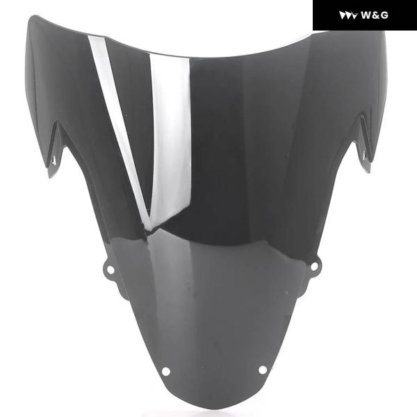 ウインドスクリーン ウインドシールド ウインドスクリーン シールド スズキ GSXR1000 K3 2003 2004 ダブルバブル オートバイ バイク スペアパーツ ブラック 不クリア カスタム パーツ アクセサリーHign-concer...