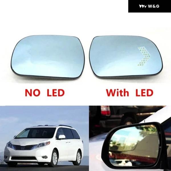車用バックミラー ブルーガラスレンズ LED ランプ ヒーター トヨタ シエナ 2011-2019 カスタム パーツ アクセサリーHign-concerned Chemical:NoneSpecial Features:rearview m...