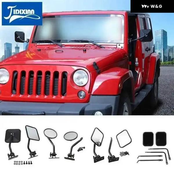 車用Aピラー バックミラー 調整 ブラインド スポットミラー ジープ ラングラー YJ TJ JK 1987-2017 カスタム パーツ アクセサリーHign-concerned Chemical:NoneSpecial Features:...