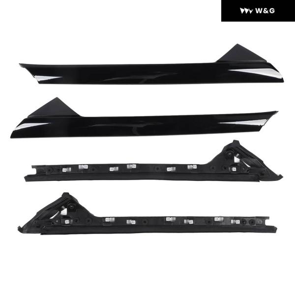 フロントガラス Aピラー モールディング トリム セット BB5Z 7803144 AB 外側内側 運転席側 と 助手席側 フォード エクスプローラー 2011〜2019年 カスタム パーツ アクセサリーHign-concerned Che...