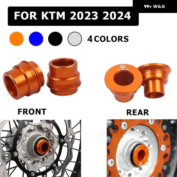 KTM 2024 EXC 300 22MM フロント リア ホイール スペーサー ハブ カラー EXC-F XCW XCWF 2024 SX 125 SXF 450 XC XCF 2023 2024 カスタム パーツ アクセサリーProte...