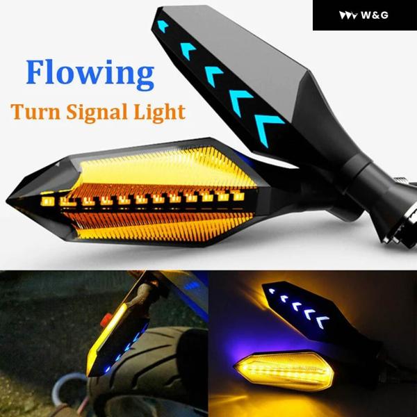 オートバイ バイク LED ウィンカーライト 両面発光フラッシュ インジケーター ライト アンバー フラッシュランプ ホンダ CBR600RR CB1000R カスタム パーツ アクセサリーBattery Included:NoHign-c...