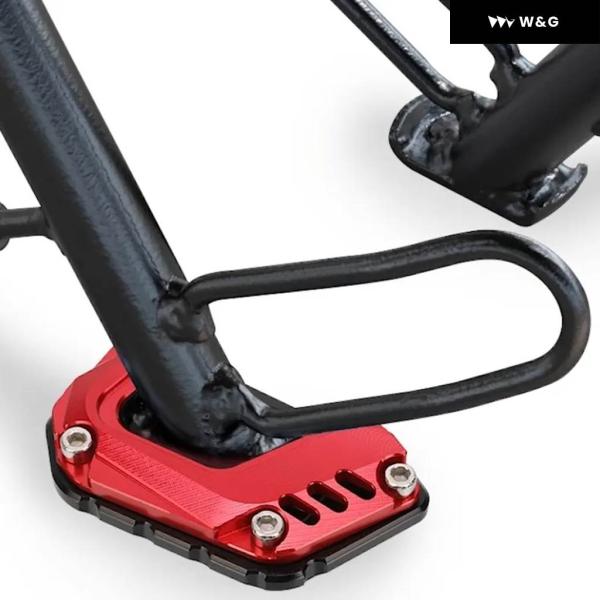 2023 プジョー DJANGO 150 2021-23 オートバイ バイク CNC アルミフットサイド スタンド 拡大キック スタンド 延長 パッド シェルフ カスタム パーツ アクセサリーItem Weight:0.104kgItem ...
