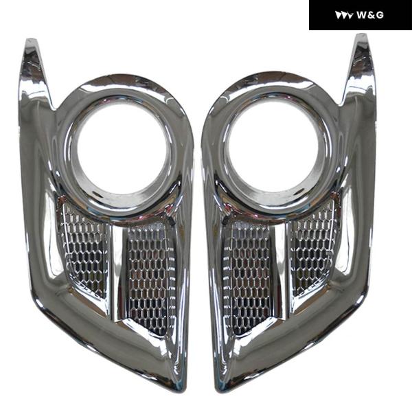 CHORME ランプフードカバー フォグライト ランプ トリム カバー トヨタ HILUX VIGO 2012-2014 カー スタイリング フォグ カスタム パーツ アクセサリーHign-concerned Chemical:NoneSp...