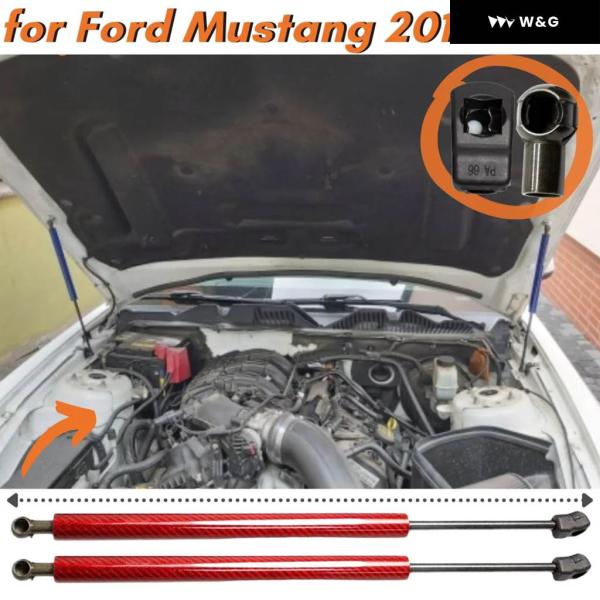 フードストラット フォード マスタング 2010-2014 フロント ボンネット ガス スプリング ショック アブソーバー リフト サポート ダンパー カスタム カスタム パーツ アクセサリーHign-concerned Chemical:...