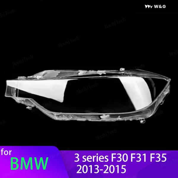 ヘッドライト カバー BMW 3シリーズ F30 F31 F35 2013-2015 クリア ハウジング フロント ヘッドライト レンズ シェルガラスランプカバー カスタム パーツ アクセサリーHign-concerned Chemical...