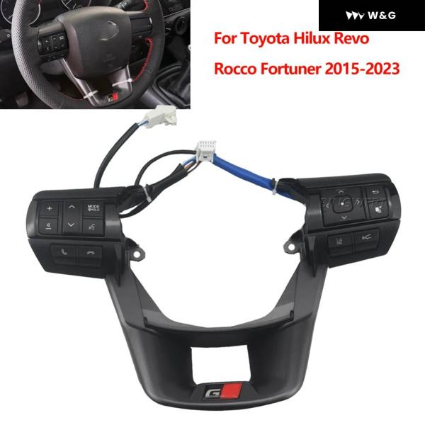 ステアリングホイール ボタン コントロール ボリュームサウンドスイッチ トヨタ ハイラックスレボロッコフォーチュナー2015-2020 84250-0K320 84250-0K320-C1 カスタム パーツ アクセサリーHign-conce...