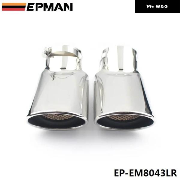 2個 304 ステンレス マフラー テールエンド マフラーチップ ランドローバー 05-12 レンジローバー ディーゼル EP-EM8043LR カスタム パーツ アクセサリーHign-concerned Chemical:NoneSpec...