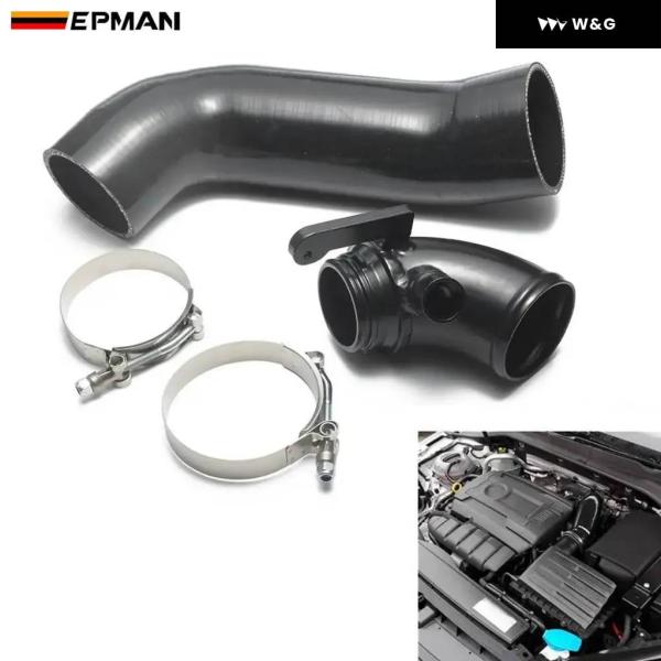 ブラック シリコン インテーク パイプ ホース アルミ ターボインレットエルボ アウディ TT/TTS MK3 S3 A3 2.0T TT TKMK3TK010P カスタム パーツ アクセサリーHign-concerned Chemical...