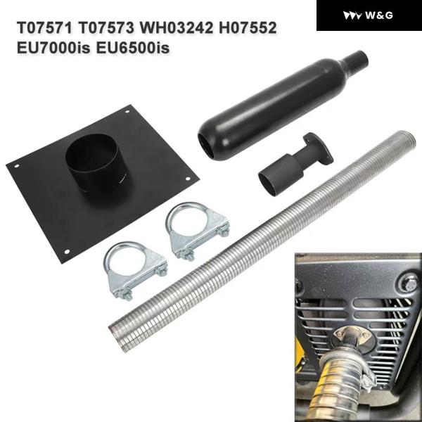 汎用 ファーマン ジェネレーター 排気 延長 パイプ ホンダ EU6500IS EU7000IS 2インチ オートバイ バイク マフラー 壁掛け カスタム パーツ アクセサリーOther Part Number:Exhaust Extens...