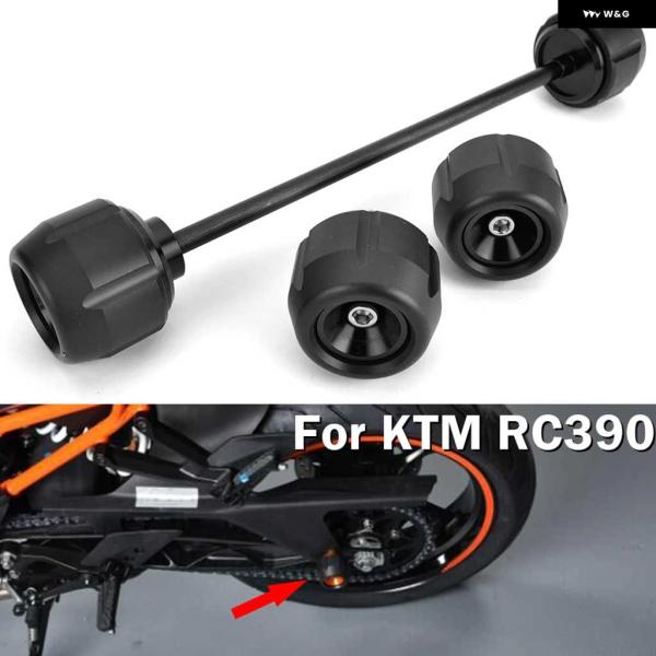 KTM 2022-2023 オートバイ バイク フロントリア アクスル フォーク ホイール プロテクター クラッシュ スライダー RC390 2022 2023 カスタム パーツ アクセサリーItem Weight:0.77kgItem H...