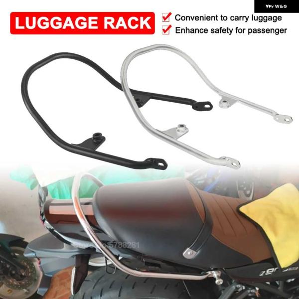 オートバイ バイク リアラゲッジラック カワサキ Z900RS 2018-2021-23 パッセンジャーハンド グリップ レールバー サポート ブラケット カスタム パーツ アクセサリーHign-concerned Chemical:Non...