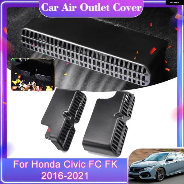 ホンダ シビック 10代目 FC FK 2016-21 車エア アウトレット カバー トリム 目詰まり防止アクセサリー 2個 カスタム パーツ アクセサリーHigh-concerned chemical:NoneItem Weight:0....