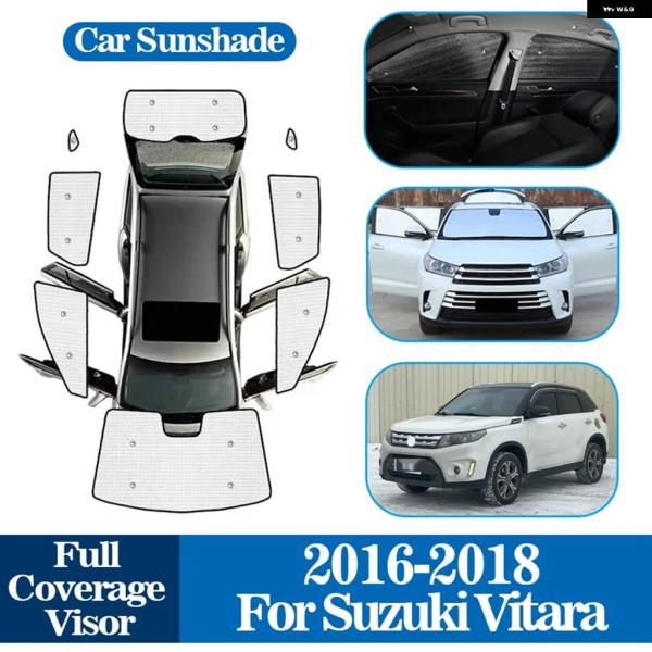 車サンシェード バイザー 紫外線カット リフレクター フルカバー ウィンドウ フロントガラス サンシェード サンバイザー スズキ ビターラ 2016 2017 2018 カスタム パーツ アクセサリーProduct application ...