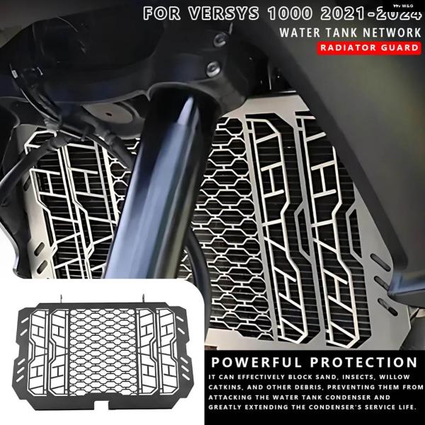 カワサキ VERSYS 1000 2021-2024 バイク 後付け ウォータータンク ネットワーク ウォータータンク シールド ラジエーター カスタム パーツ アクセサリーHigh-concerned chemical:NoneModel...