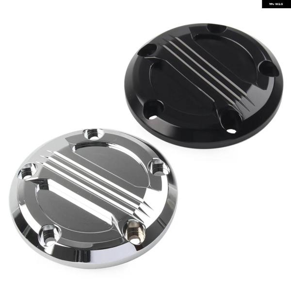 バイク 合金 タイミングポイントカバー プロテクター ガード ハーレー ツインカム ツーリング エレクトラ グライド 1999-2017 クローム/グロッシーブラック カスタム パーツ アクセサリーProtective parts:Othe...