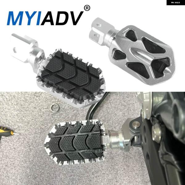 オートバイ フットペグ BMW R1200GS R1200GS OC ADV GS R1200 ADVENTURE 2005-2013 アルミ ワイド ビレット フットレスト フットペグ カスタム パーツ アクセサリーHigh-concer...
