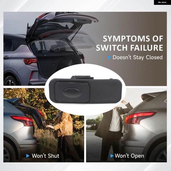 テールゲートリリーススイッチ 的 ブラック プロフェッショナル自動車アクセサリー プッシュ ボタン 906061562R ルノー メガーヌ II MK2 カスタム パーツ アクセサリーHigh-concerned chemical:None...