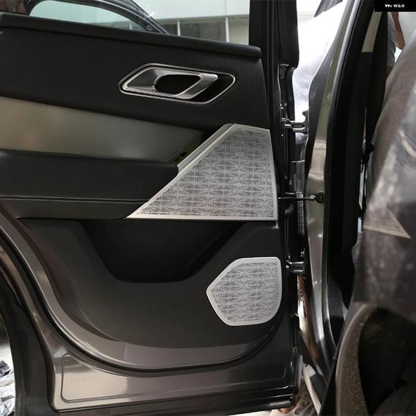 ランドローバー レンジローバー ヴェラール 2017-2022 ドア オーディオ スピーカー 装飾 ストリップカバー ステッカー トリム 車内アクセサリー カスタム パーツ アクセサリーHigh-concerned chemical:Non...