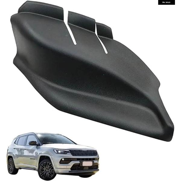 カウルサイド パネル トリム ジープ コンパス 2017-2023 ワイパー サイド トリム エンジン フードヒンジカバー 交換用 53223828 53223829 カスタム パーツ アクセサリーHigh-concerned chemic...