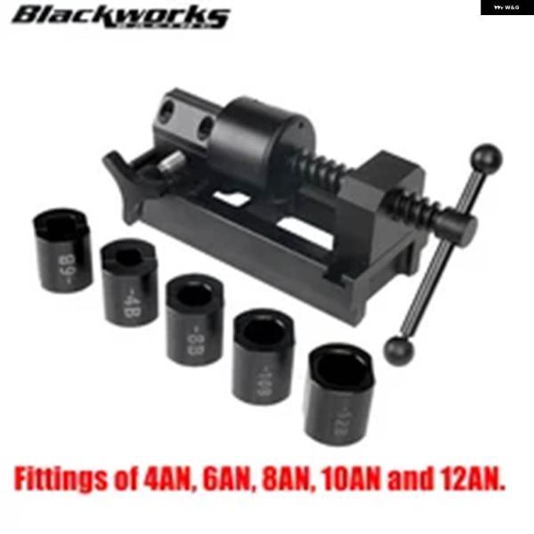 燃料ライン継手取り付けツールキット ロータリー燃料ホース接続 ブラケット 合金 4AN 6AN 8AN 10AN 12AN コネクタ カスタム パーツ アクセサリーSuitable For:Non-metalHigh-concerned c...