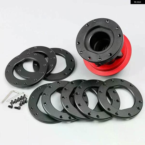 FANATEC QR1/QR2 ステアリングホイール クイックリリース CNC 合金 70MM穴 間隔 アダプター プレート 1セット カスタム パーツ アクセサリーHigh-concerned chemical:NoneOrigin:Ma...