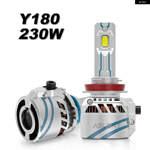 Y180 H11 H8 H9 LED 3570 チップセット H4 H1 H3 H7 9005 9006 HB3 HB4 車用 ヘッドライト 超高輝度 フォグランプ DC12V 6000K カスタム パーツ アクセサリーHigh-conce...