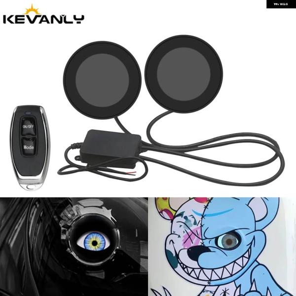 車用LEDデビルアイ 3インチ デビルアイレンズ 12V 車用 リモコン アイ レトロキット オートライトアクセサリー カスタム パーツ アクセサリーHigh-concerned chemical:NoneItem Type:Devil E...