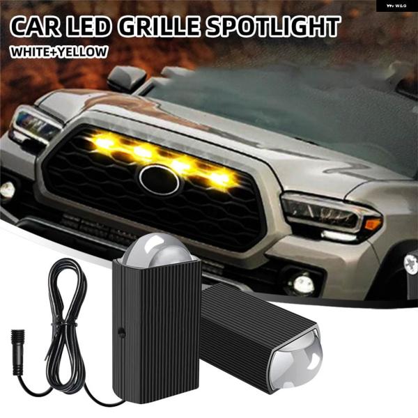 2PC 10V-80V グリル LEDライト デュアルビーム 車フロント ヘッドライト オートバイ ATV オフロード 4X4 プロジェクターレンズ 車フォグ オフロード 楽しい カスタム パーツ アクセサリーHigh-concerned ...