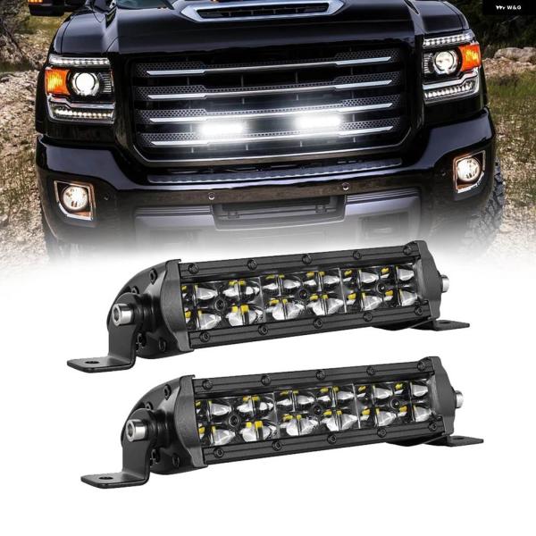 超薄型2列ロングストリップ ライトバー カスタム 6Dレンズ オフロード フロント バンパー ライトランプ カスタム パーツ アクセサリーHigh-concerned chemical:NoneIngress Protection:IP68...