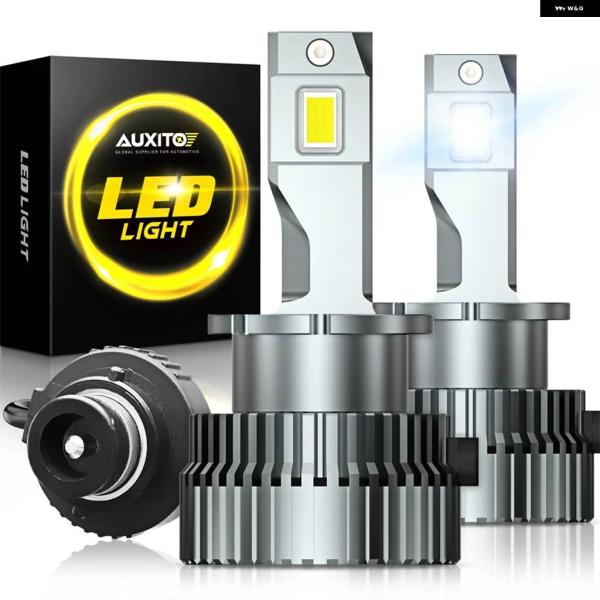 2個 CANBUS D4R LED D4S キセノン ランプ HID コン バージョン キット ヘッドライト バルブ 6000K ホワイト プラグプレイ 30000LM 120W 12V カスタム パーツ アクセサリーCar Brand:u...