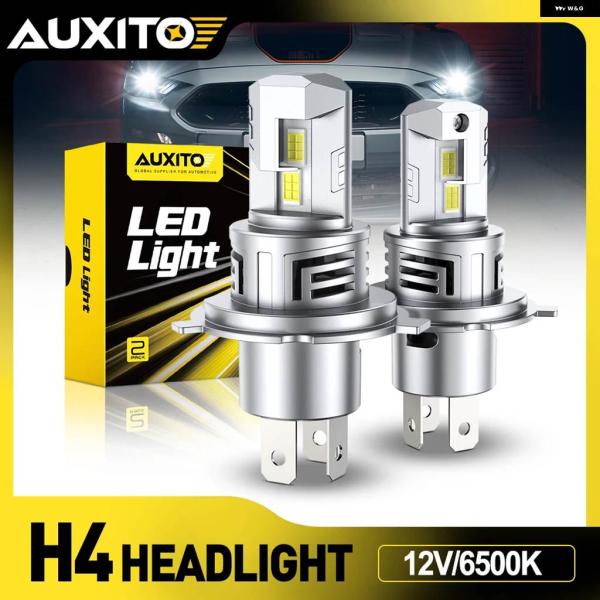 2個 LED H4 ヘッドライト ハイロービーム 6500K H7 H1 H8 H11 H13 9003 HB2 H4 9005 HB3 9006 HB4 ターボ車用 電球 12V カスタム パーツ アクセサリーHigh-concerned...