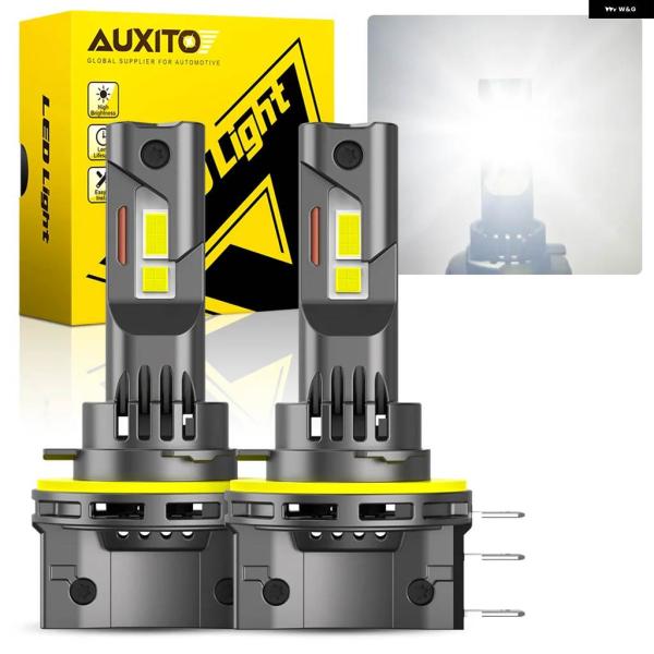 H15 LED DRLハイビーム ヘッドライト 付き 12V 車用ランプ 6500K スーパーホワイト ミニターボ H15 デイライト バルブ 30000LM カスタム パーツ アクセサリーHigh-concerned chemical:N...