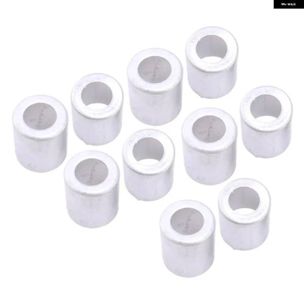 10個 シルバー アルミ 車 トラック RV AC システム エアコン 圧着フェルール スリーブ 縮小ホース バリア フェルール カスタム パーツ アクセサリーHigh-concerned chemical:NoneCountry/Regi...