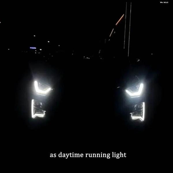 ISUZU D-MAX DMAXピックアップ2020用車用LED DRLデイライトイエローウィンカー デイタイム ランニング ヘッドランプ フォグランプ カスタム パーツ アクセサリーHigh-concerned chemical:None...